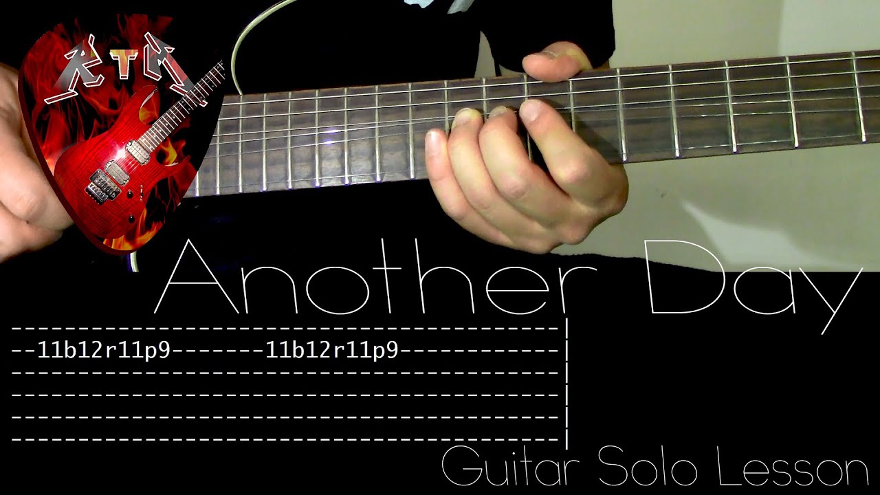 Another Day Guitar Solo Lesson - Dream Theater (with tabs) - YouTube