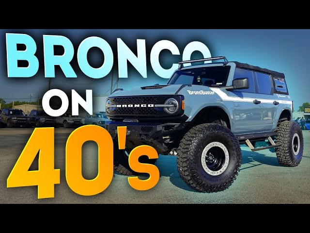 1996 Ford Bronco With 40 Inch Tires 1996 Ford Bronco On 22 Inch Wheels