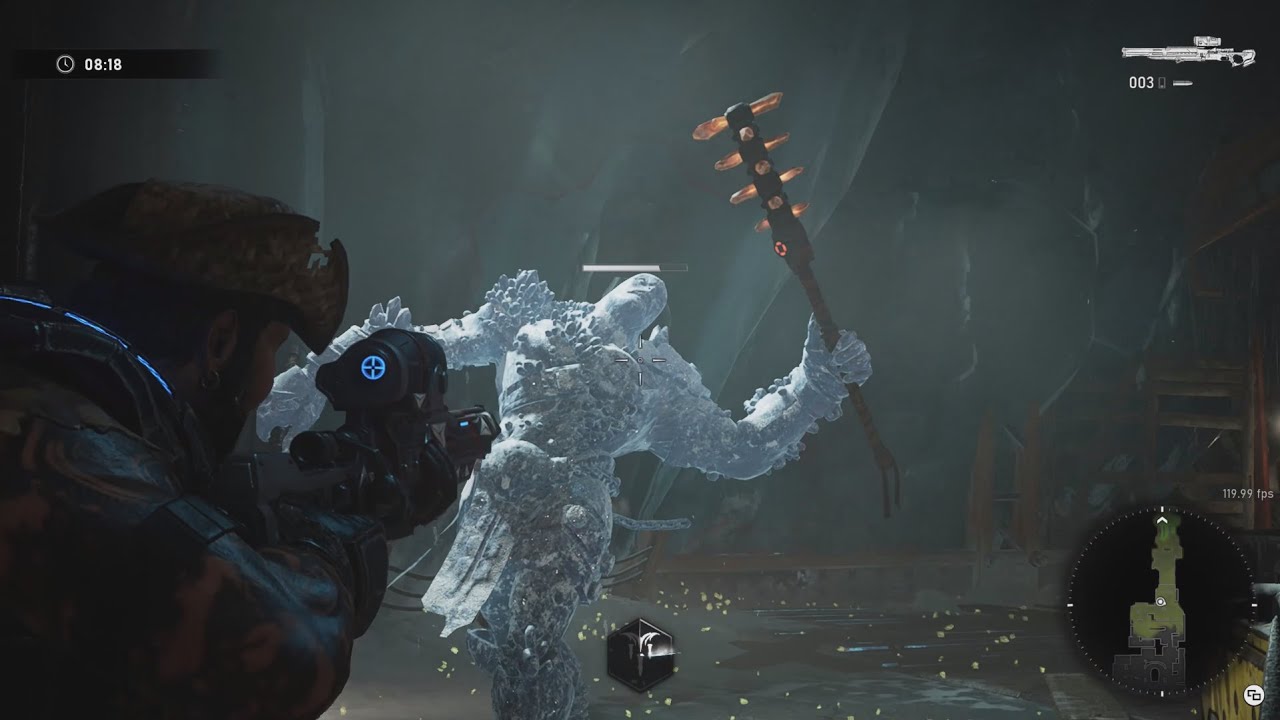 Gears 5 - Escape: Ice Queen (Masters) Demolitions Solo - YouTube