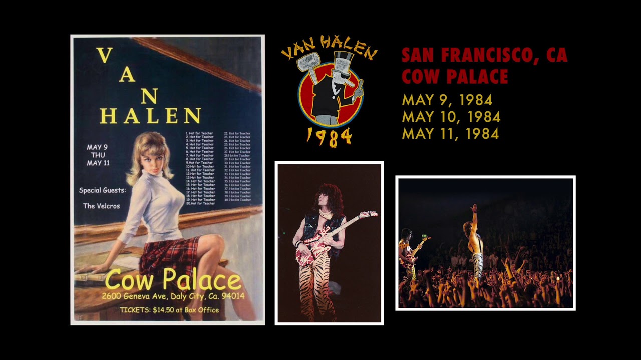 Van Halen 1984 San Francisco radio ads (May 9-11, 1984) Cow Palace ...