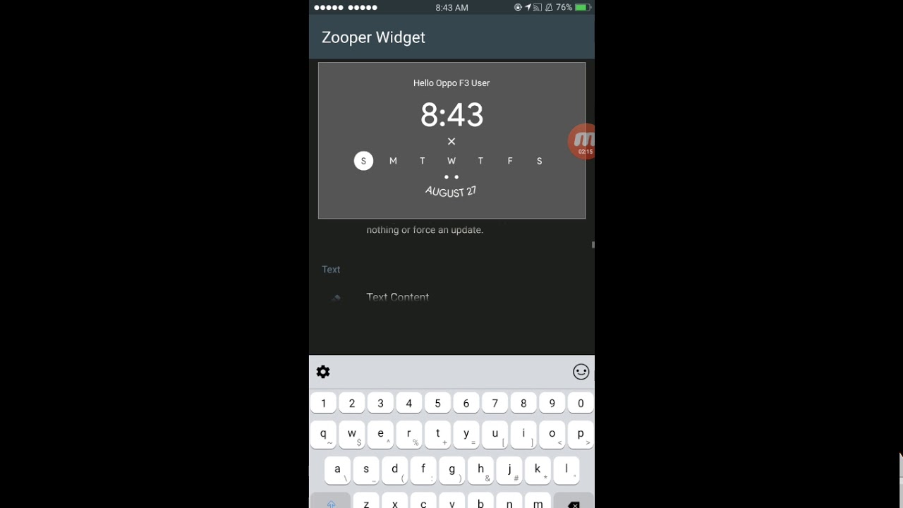 How to use Zooper Widget and Europa Application - YouTube