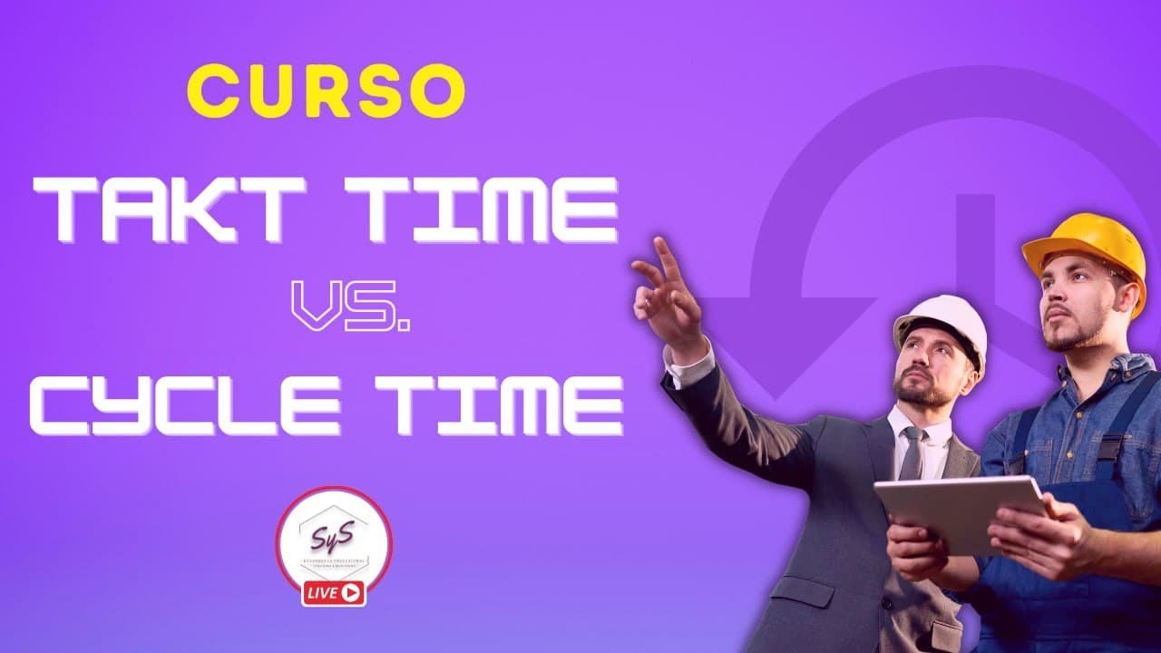 CURSO Lean Manufacturing - Takt Time vs Cycle Time - YouTube