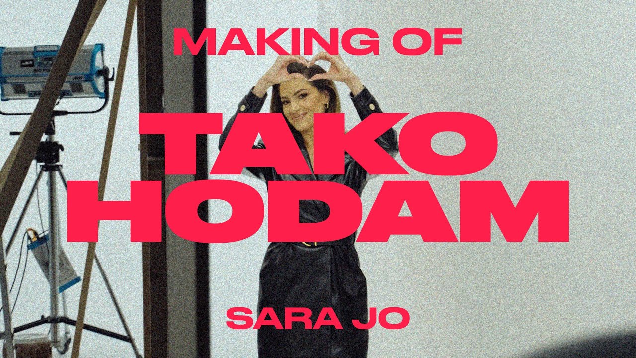 Sara Jo - Making of "Tako hodam" - YouTube Music