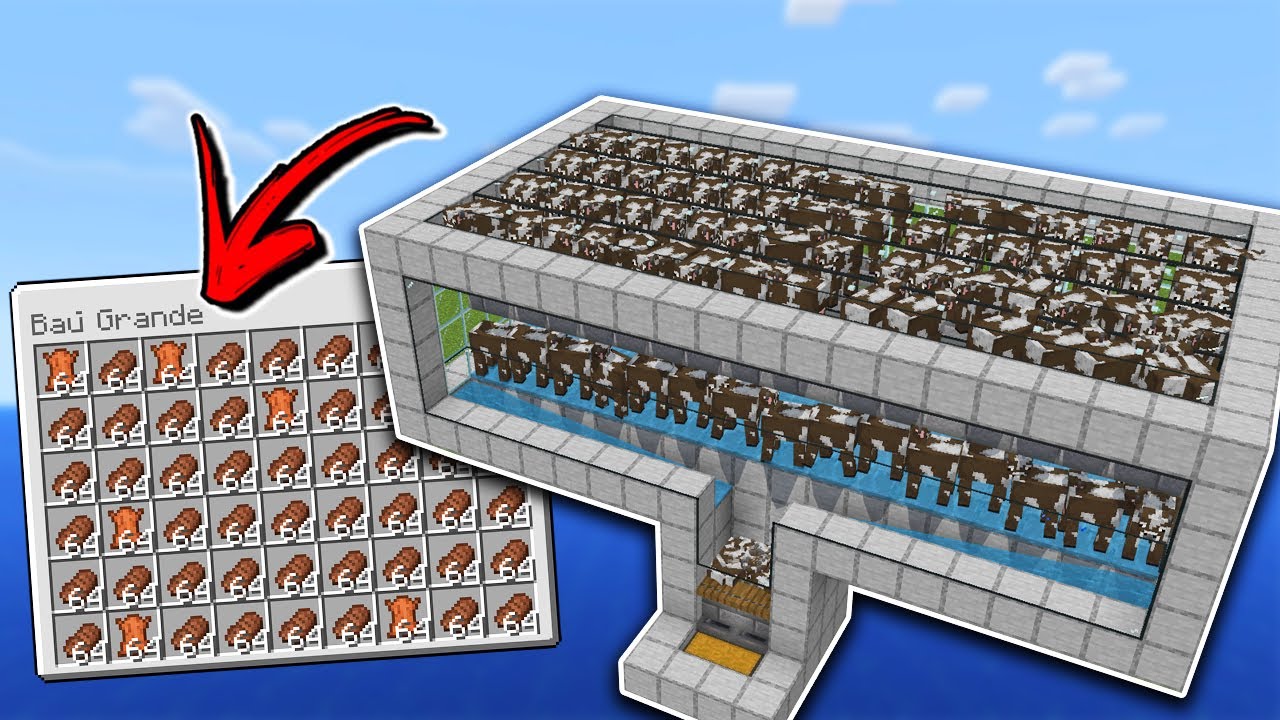 A Melhor Farm De Comida E Vaca No Minecraft 1 19 Java Bedrock E Pe