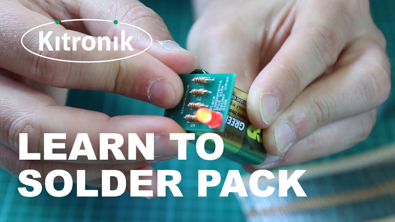 Learn To Solder Pack By Kitronik - YouTube