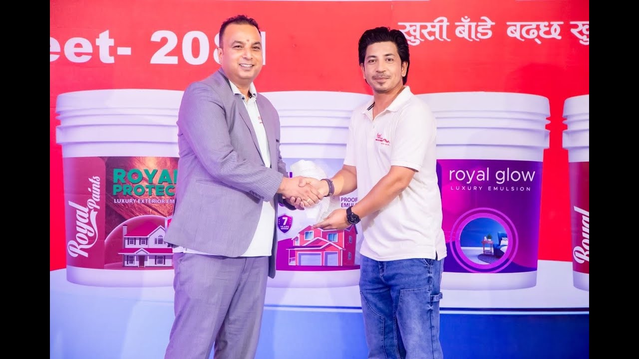 Royal paints Nepal's No.1 paints - YouTube