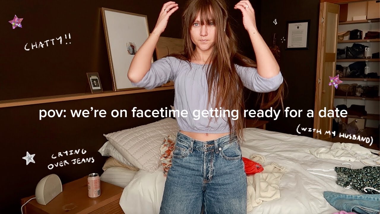 GRWM for a date on FaceTime 📱 body image spiral (oops), PERFECT summer sweater, trying new ...