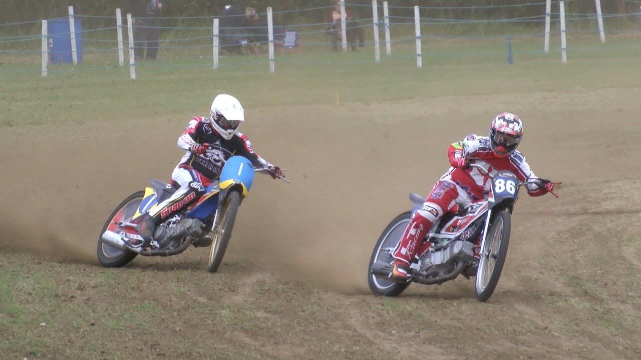 HOT HEAT 4 - 2018 BRITISH GRASSTRACK CHAMPIONSHIPS - 350cc SOLO'S - YouTube
