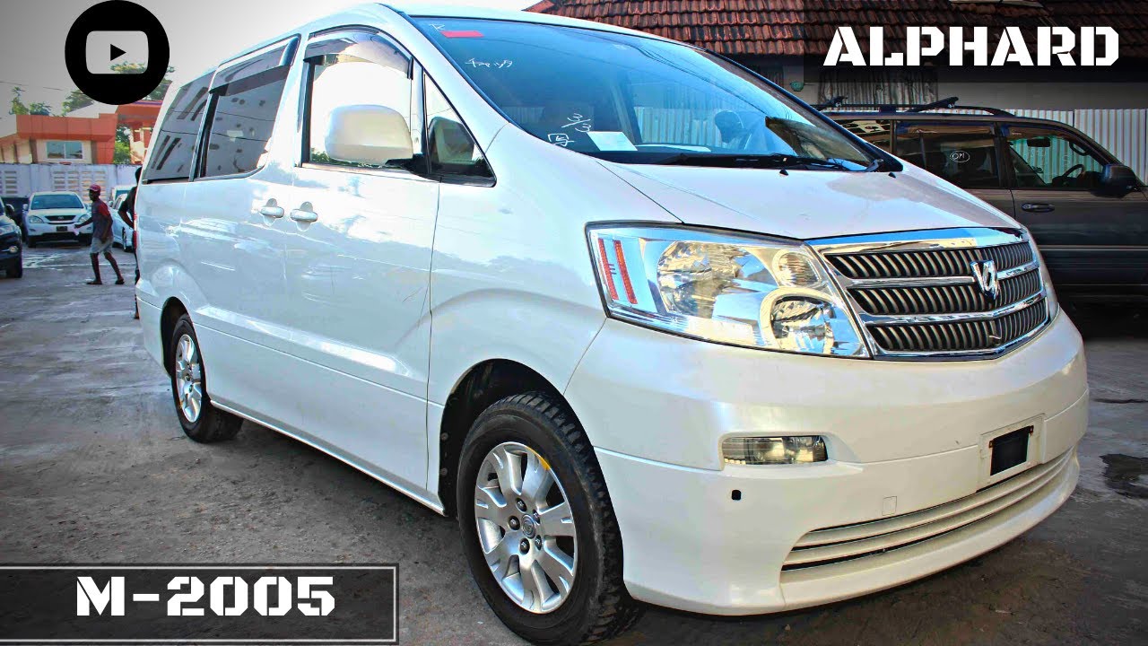 Toyota Alphard 2005 in white color now at harab motors tz - YouTube