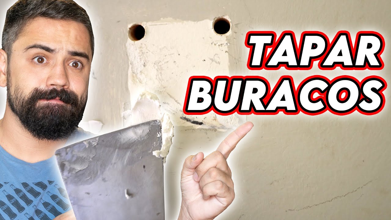 Como Tapar Buracos e Furos na Parede de Forma Rápida e Fácil - YouTube