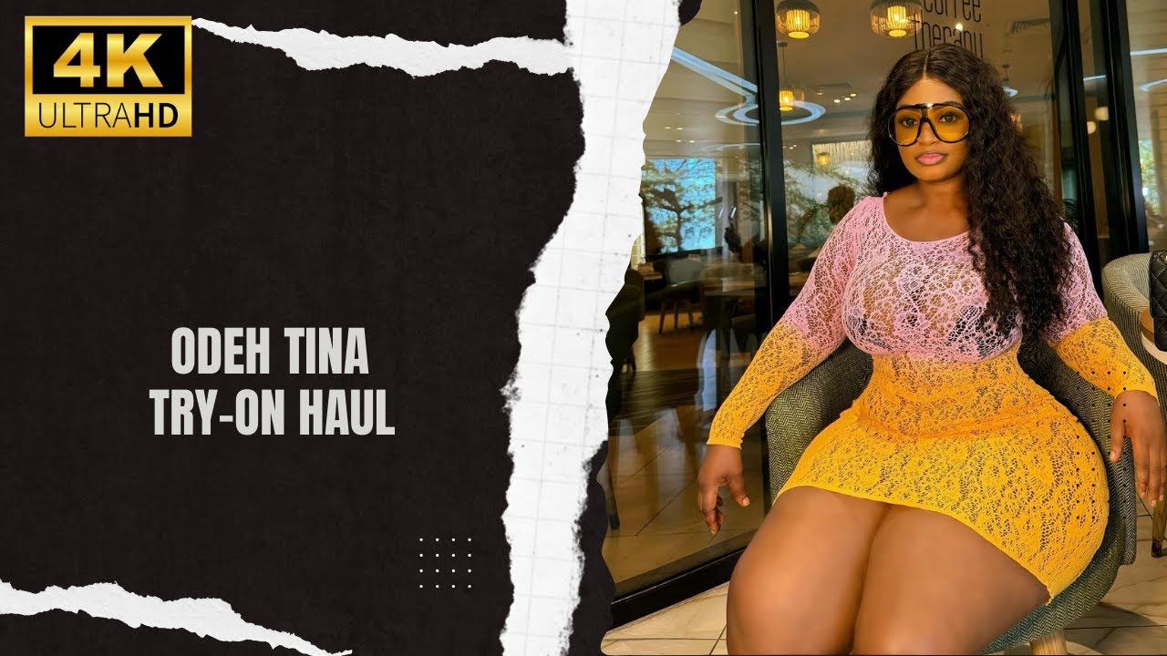 Odeh Tina Plus Size Curvy Model - 4K Fashion Look-book - YouTube