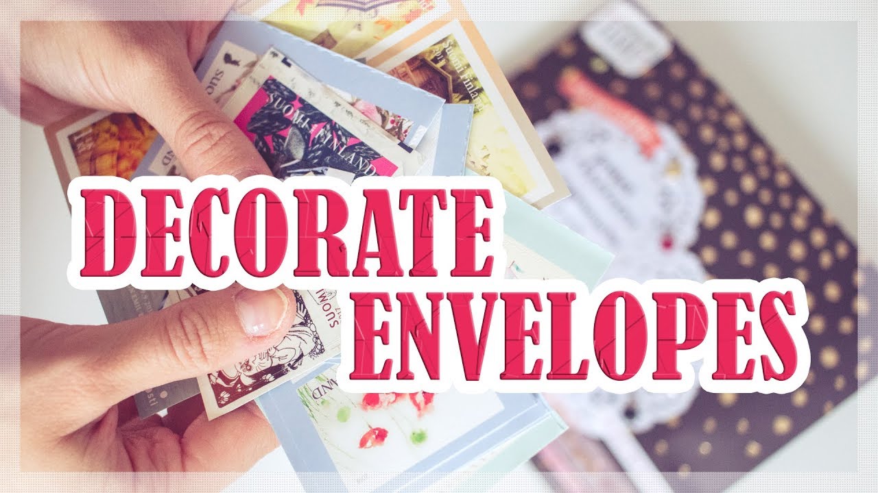 Decoration ideas for your envelopes | emilyletters - YouTube