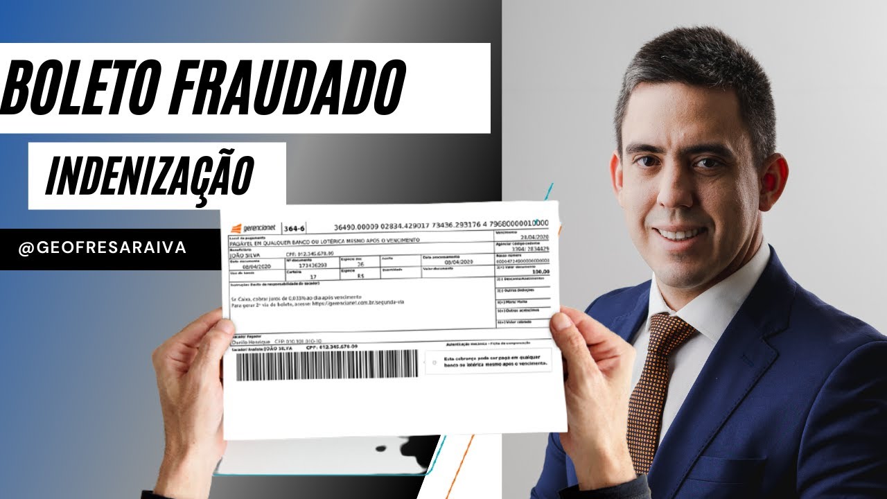 GOLPE DO BOLETO FALSO - ENTENDA COMO PROCEDER - POSSIBILIDADE DE ...