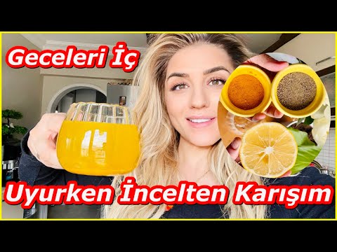 Geceleri Uyurken Vücut Yağlarını Yakın - Zayıflama Kürü İçeceği