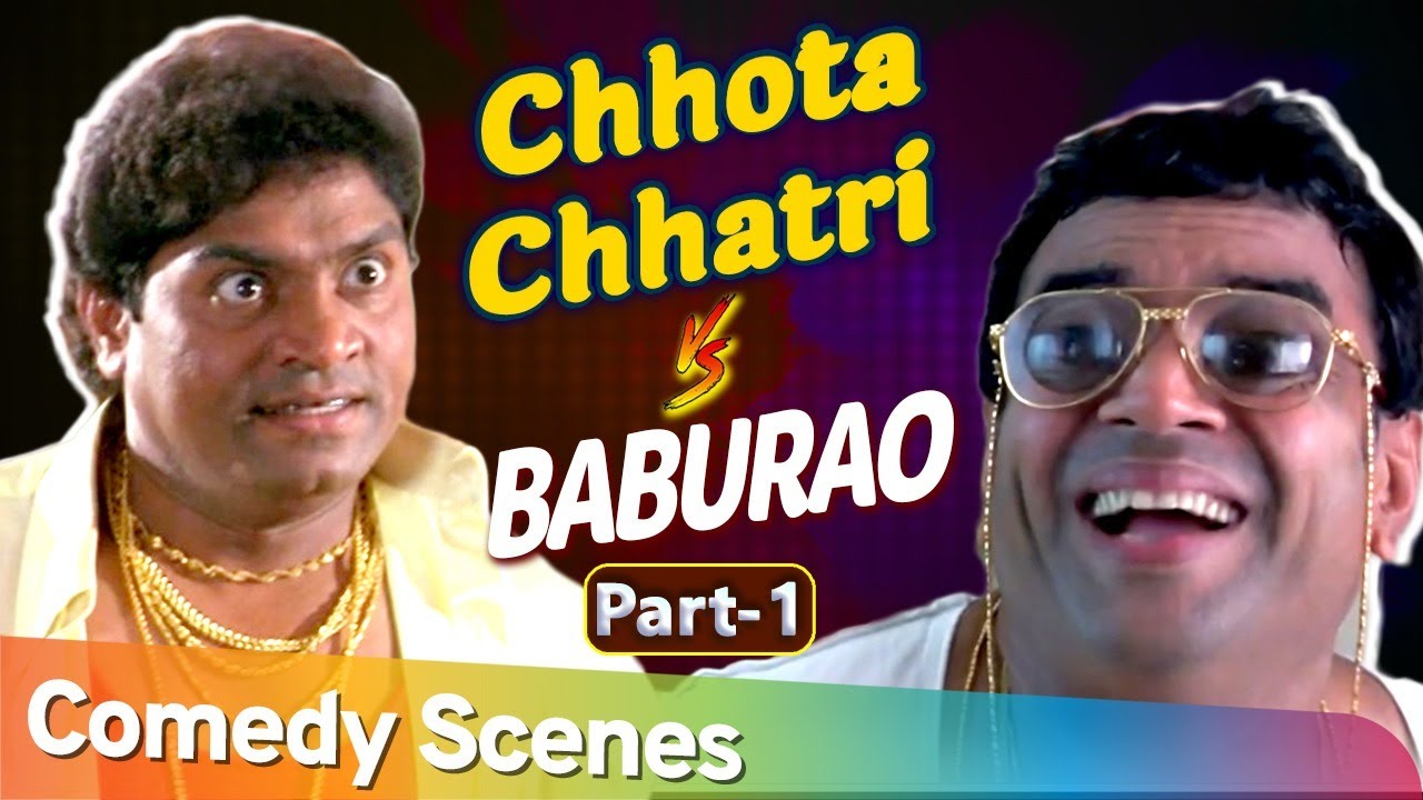 Chhota Chatri V/S Baburao | Best Bollywood Hindi Comedy Scenes - Part 1 ...