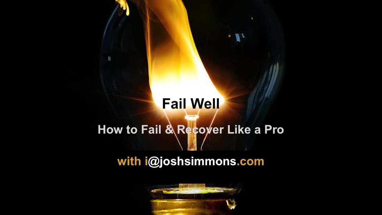 Fail Early, Fail Often, Fail Well by Josh Simmons at PyCaribbean 2016 ...