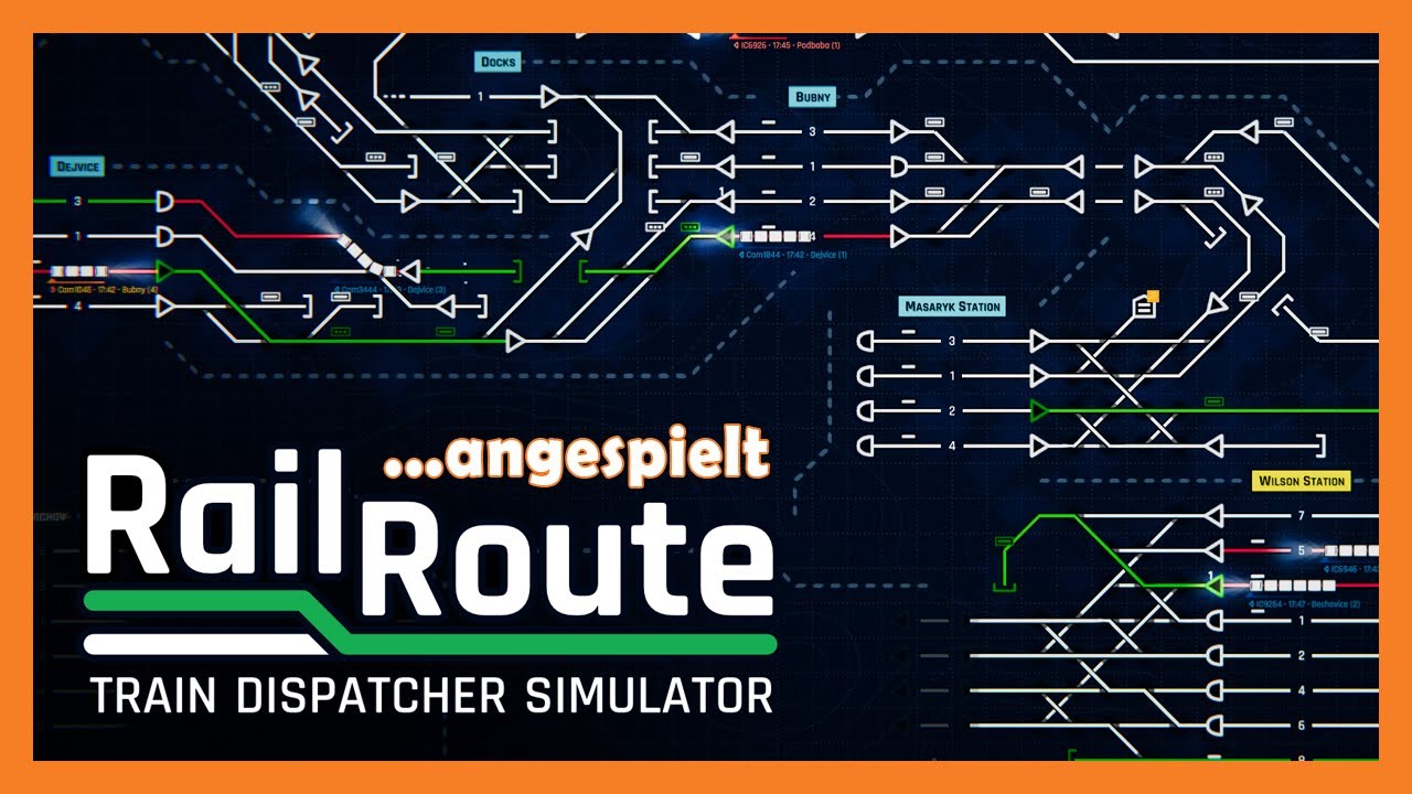 Rail Route - Train Dispatcher Simulator 🚂 Angespielt [Deutsch][HD ...