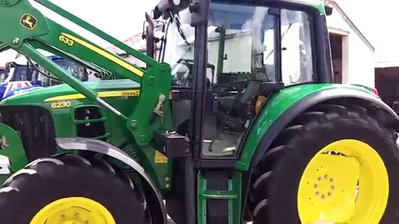 John Deere 6230 c/w JD 633 loader - YouTube