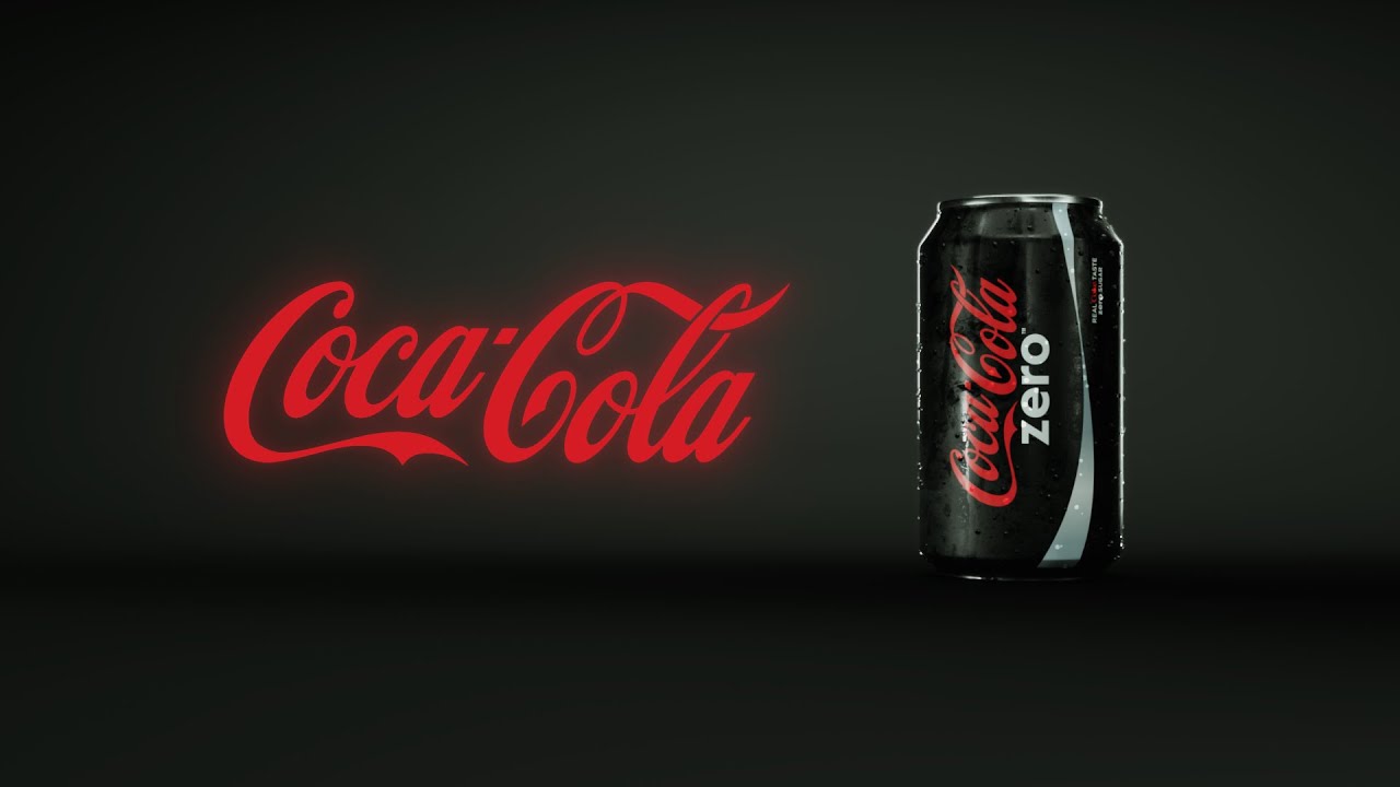 Coke Zero 3D Product Animation - Cinema 4D & Octane. - YouTube
