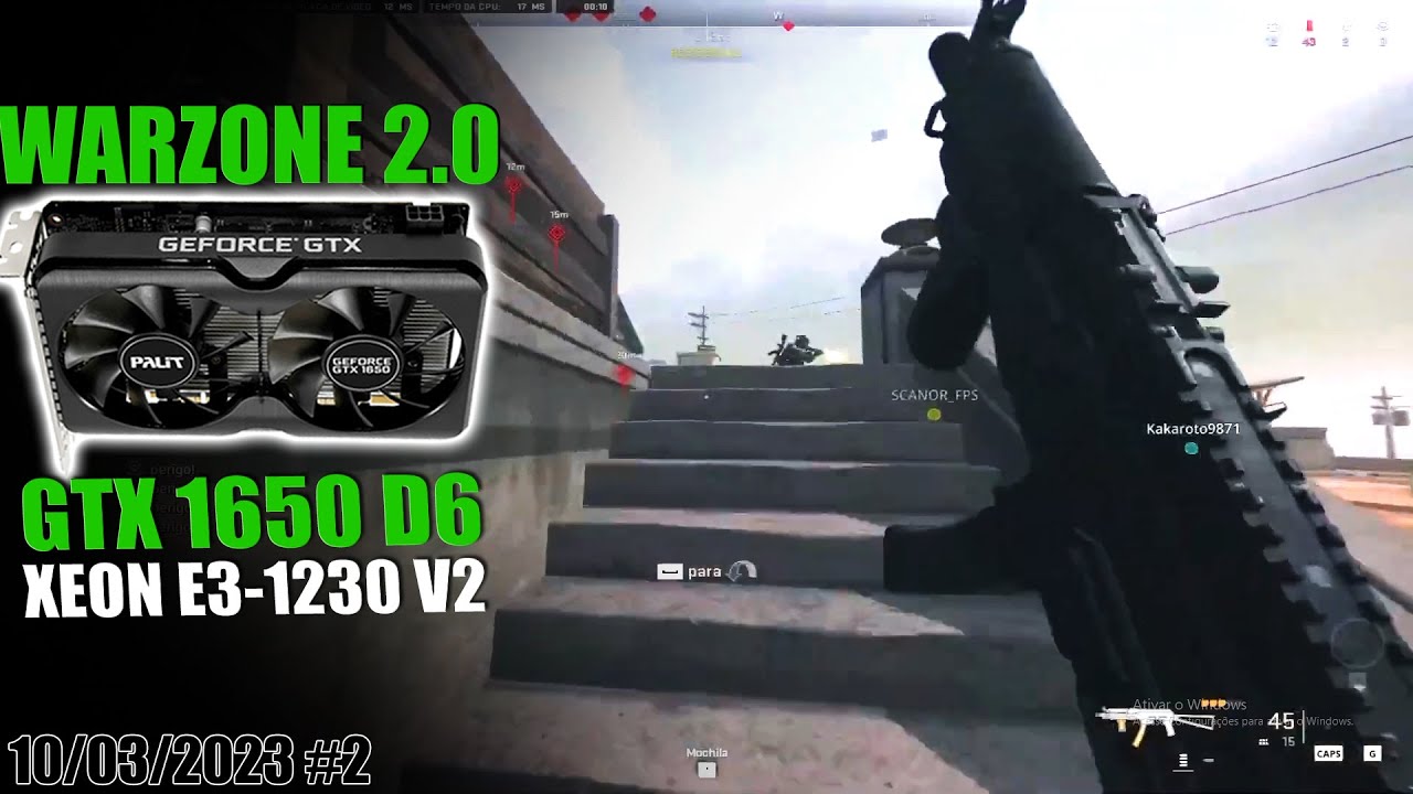 COD Warzone 2.0 | Xeon E3 1230 V2 + Palit GTX 1650 GP OC GDDR6 | Battle ...
