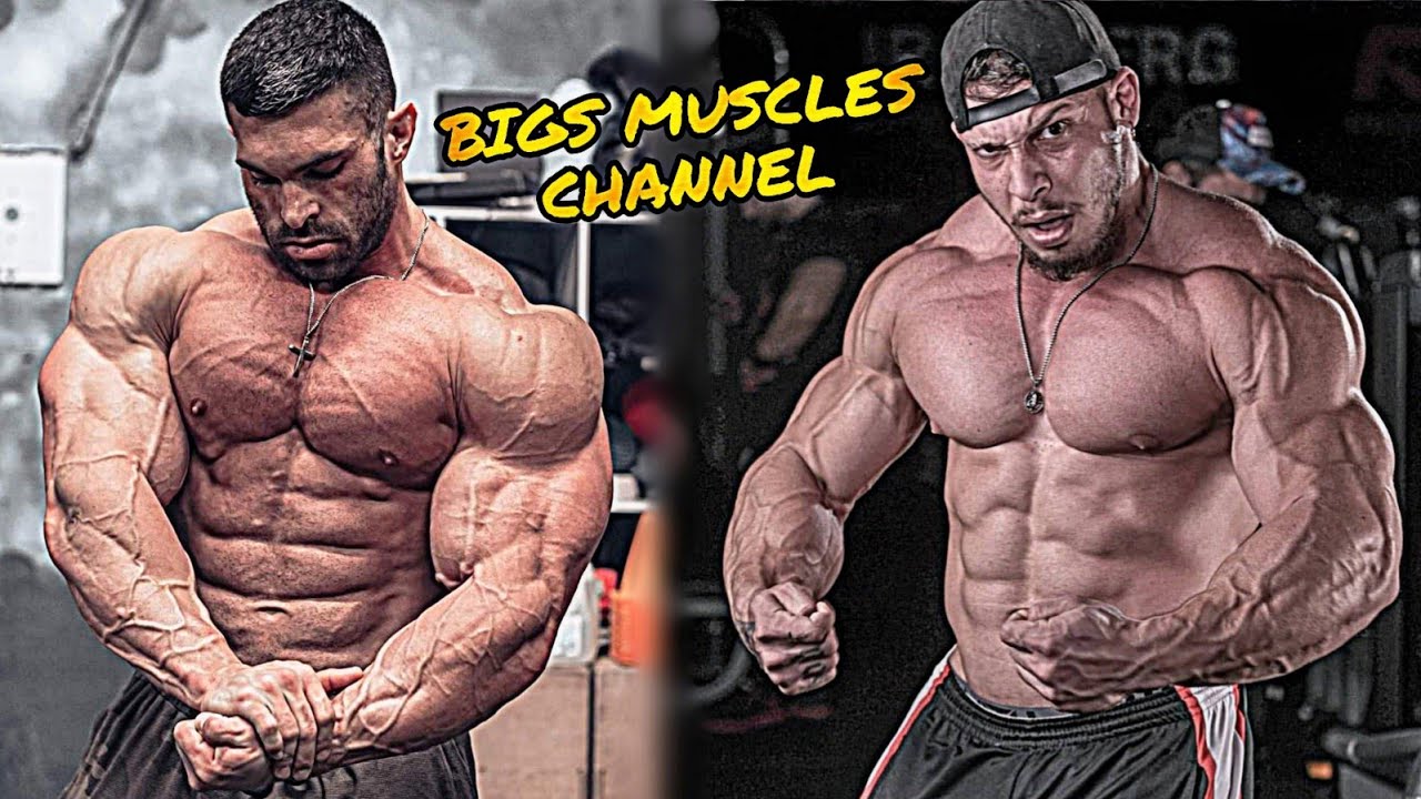 BODYBUILDERS FLEXING MUSCLES - YouTube