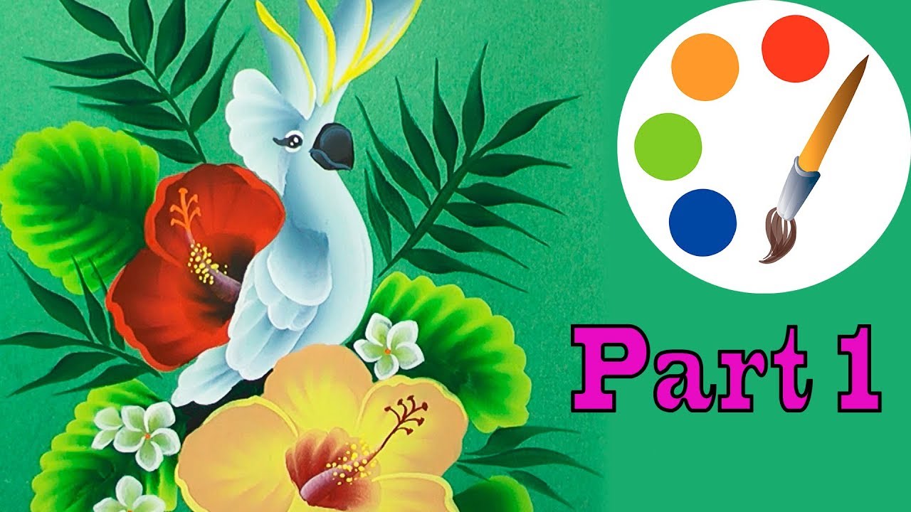 How To Paint A Parrot Paint A Tropic Part 1 Irishkalia YouTube How To Paint A Parrot Paint A Tropic Part 1 Irishkalia YouTube