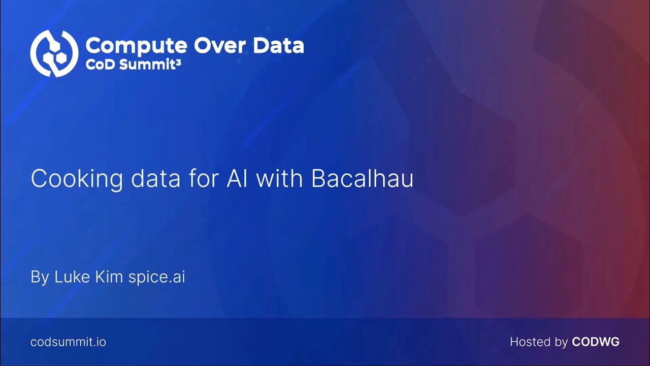 Cooking data for AI with Bacalhau - Luke Kim - YouTube
