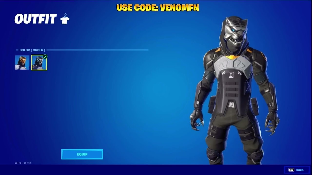 Fortnite Huntmaster Saber Skin unreleased Order Selectable Style - YouTube