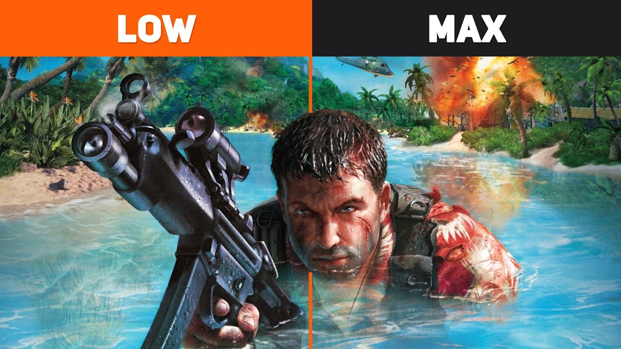 Far Cry Low vs. Max Graphics Comparison - YouTube