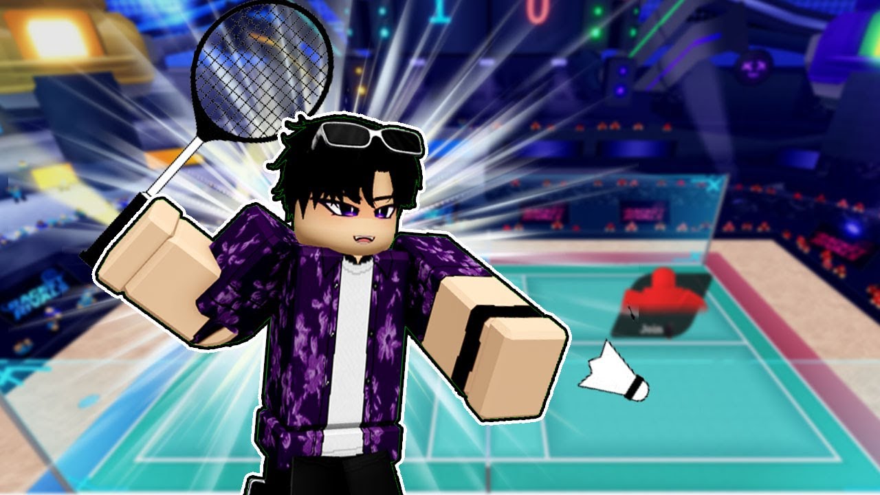 MENJADI ATLIT BADMINTON DI ROBLOX | RACKET RIVALS - YouTube