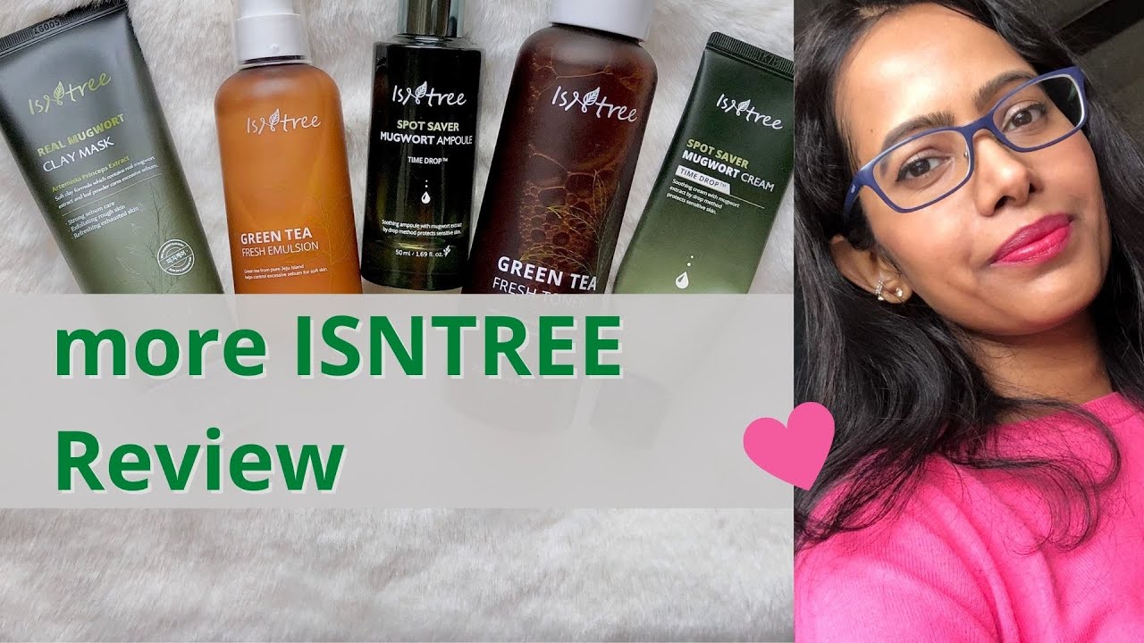 Sensitive and Acne skin check this ISNTREE products Review - YouTube