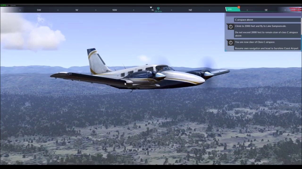 (Flight Sim World) Missions-Fly From Archerfield to Sunshine Coast ...