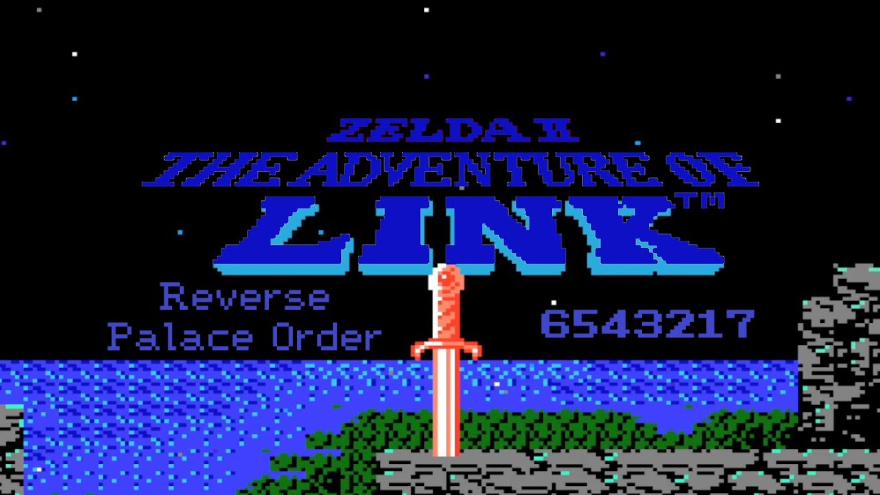 Zelda 2: Adventure of Link Reverse Palace Order Playthrough (NES Classic) - YouTube