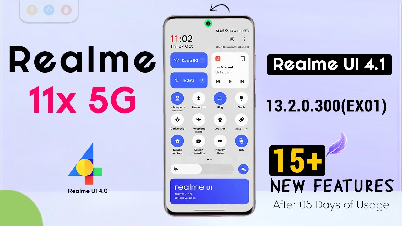 Realme 11x 5G New Update 13.2.0.300 | Narzo 60x 5G New Update | Realme ...