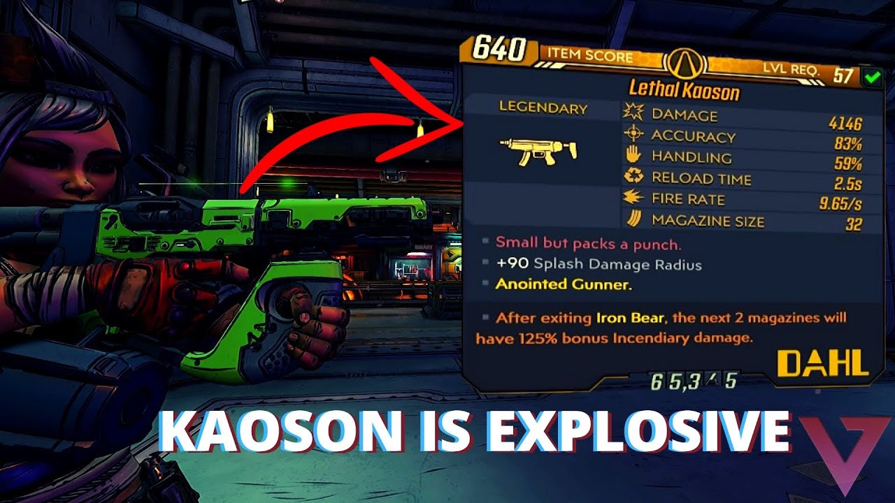 Borderlands 3 Legendary Guide | KAOSON Is Explosive Wet Dream - YouTube