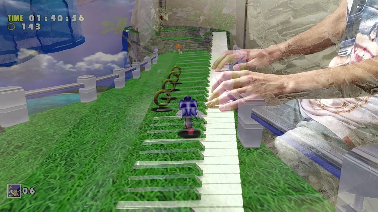 Sonic Adventure- Azure Blue World (piano cover) - YouTube