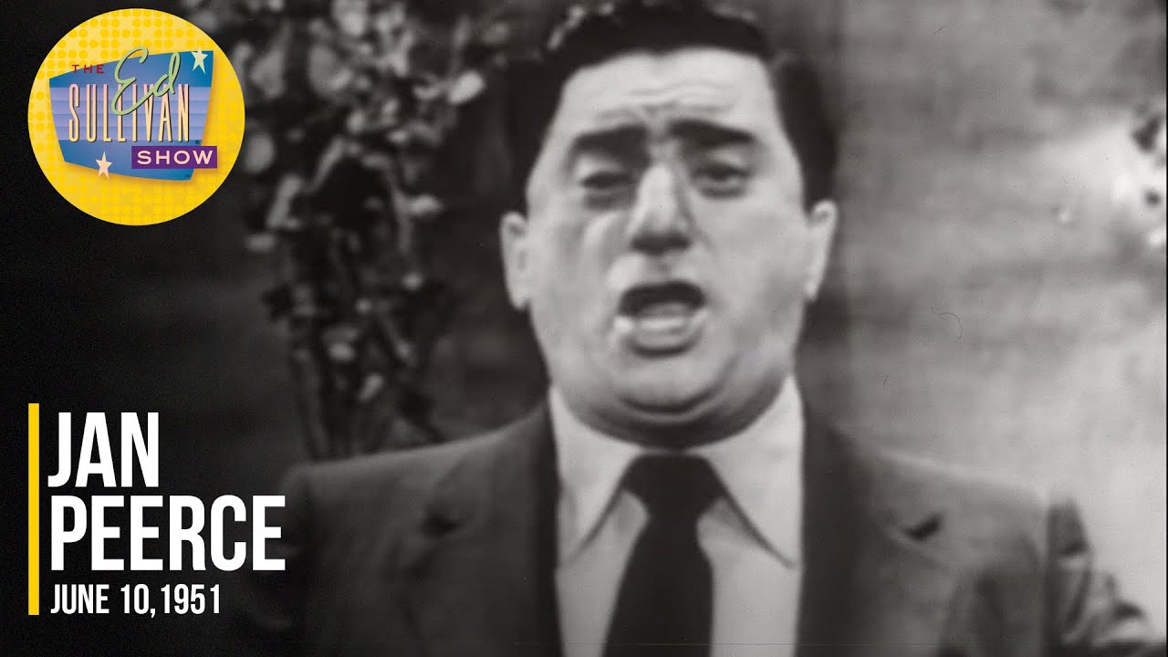 Jan Peerce "Because" on The Ed Sullivan Show - YouTube