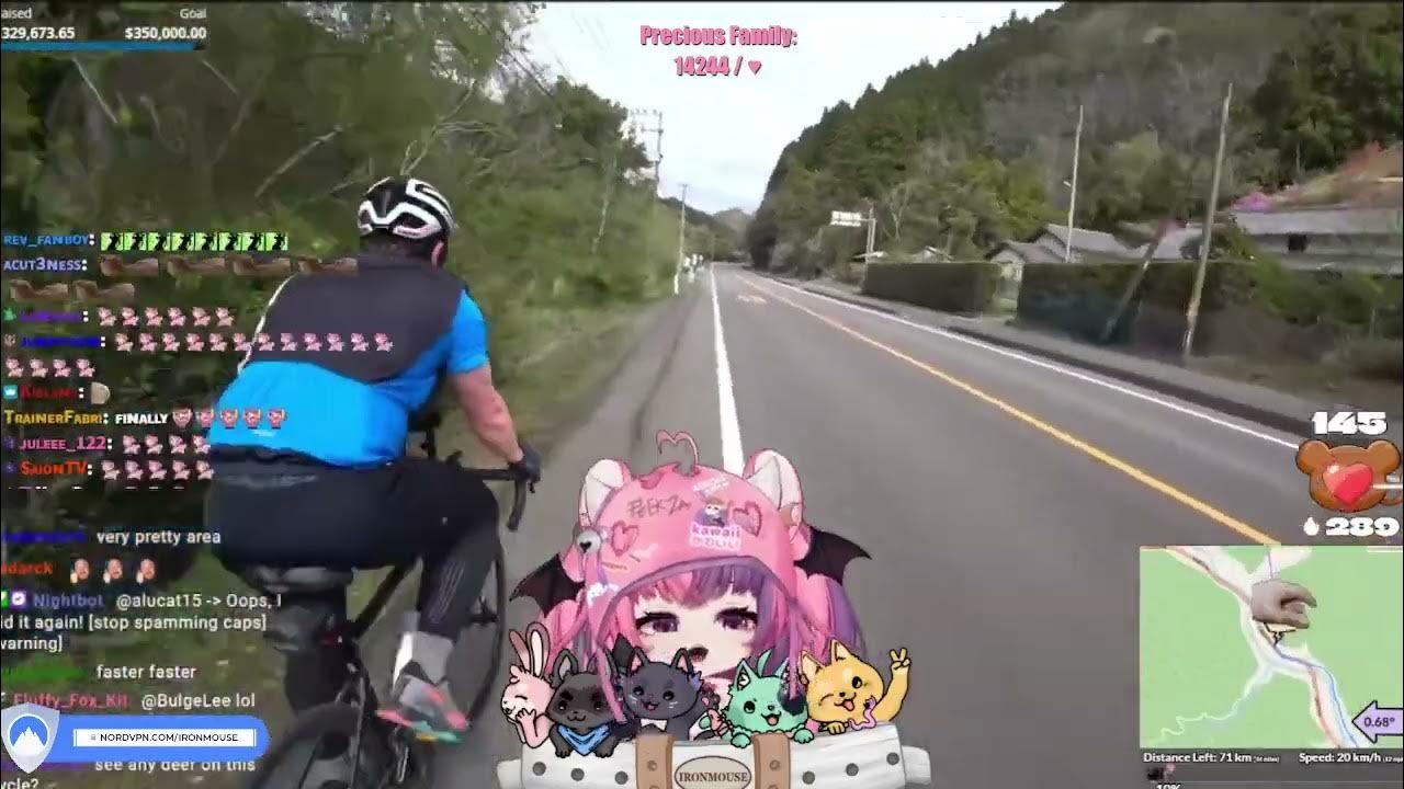 Ironmouse sings Lady Gaga - Scheiße on CDawgVA IRL charity cycling stream - YouTube