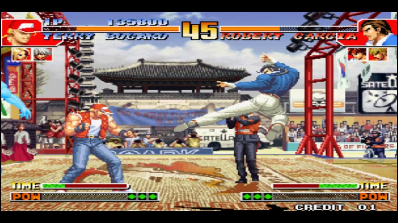 Blue Mary, Terry Bogard, Orochi fighting part 5|king of fighter 97 ...