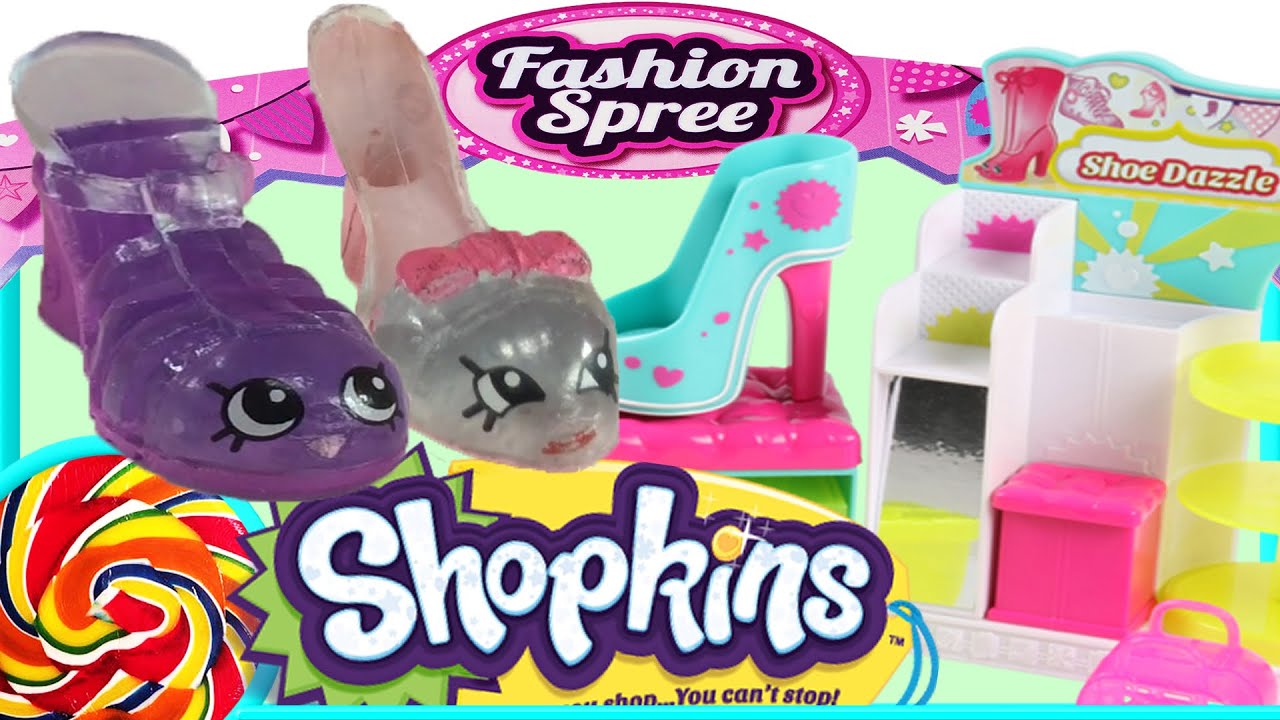 Shopkins Shoe Dazzle Fashion Spree Play Set! - YouTube