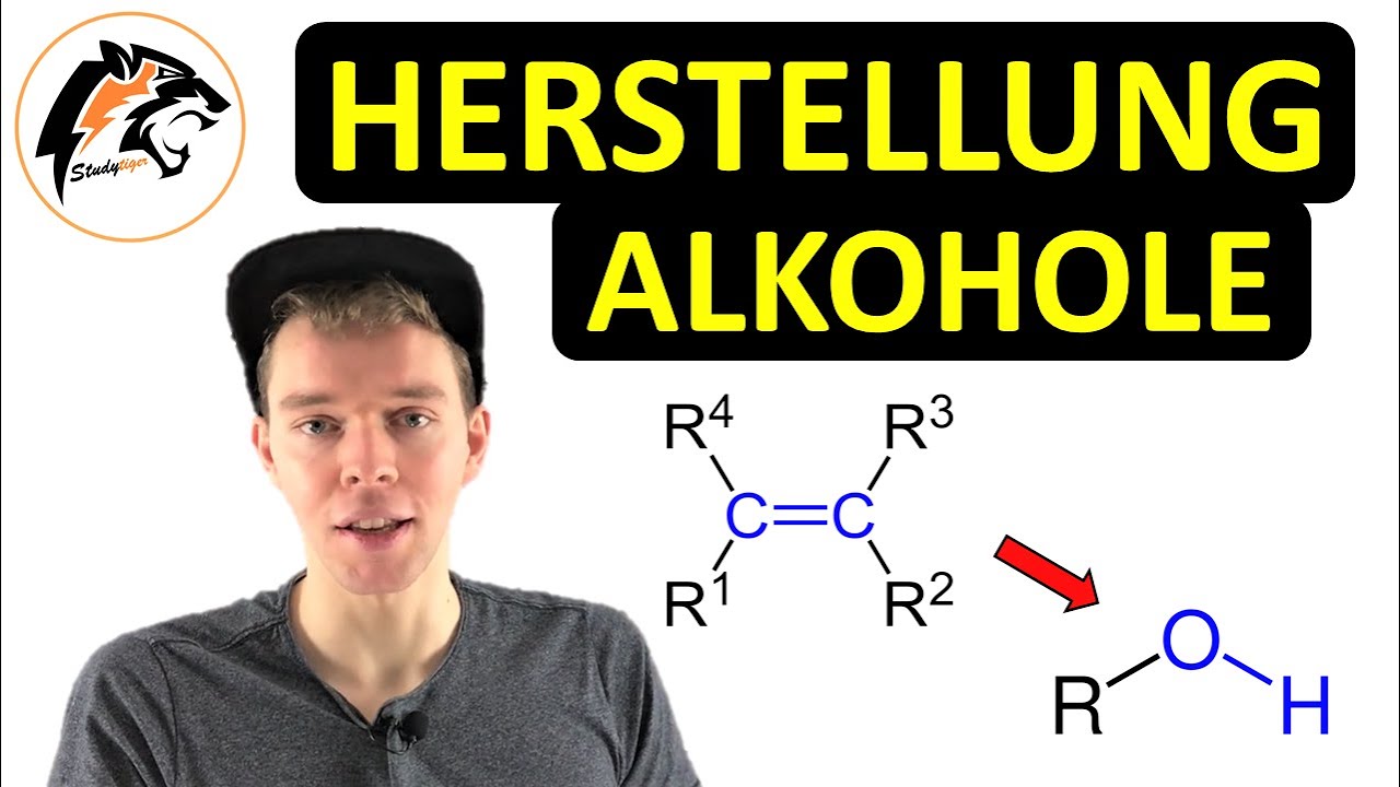 Herstellung Alkohole – Hydratisierung von Alkenen | Chemie Tutorial ...