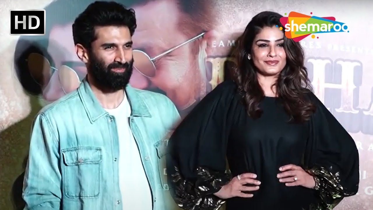 Suniel Shetty, Raveena Tandon & Aditya Roy Kapur At The Red Carpet Of ...