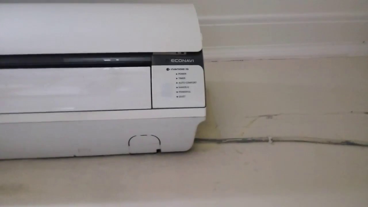 Panasonic minisplit Inverter Econavi AC - YouTube