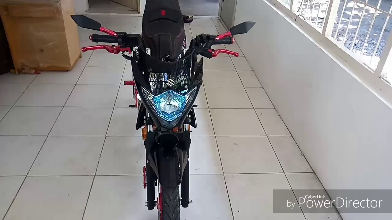 susuki raider 150 carb 2018 red modified - YouTube