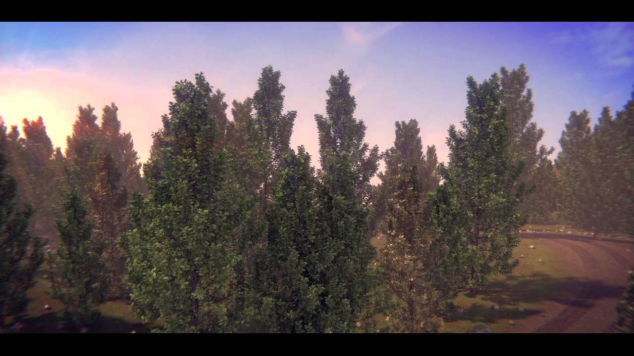 Blender Animated Trees and painting Texture - YouTube