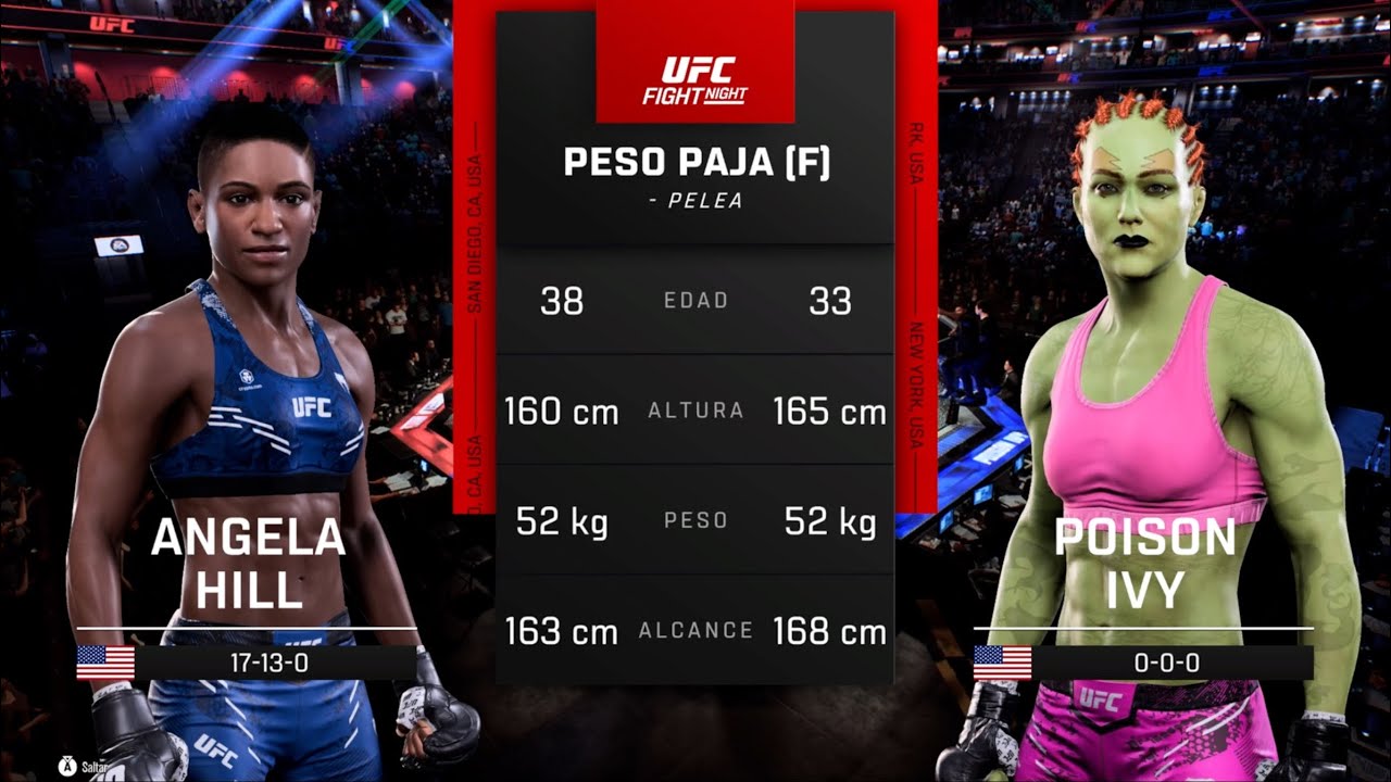 Poison Ivy vs. Angela Hill - EA Sports UFC 5 - Epic Fight - YouTube