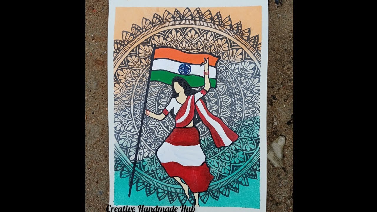 Independence Day Mandala Art | How to Draw Mandala For Beginners ...