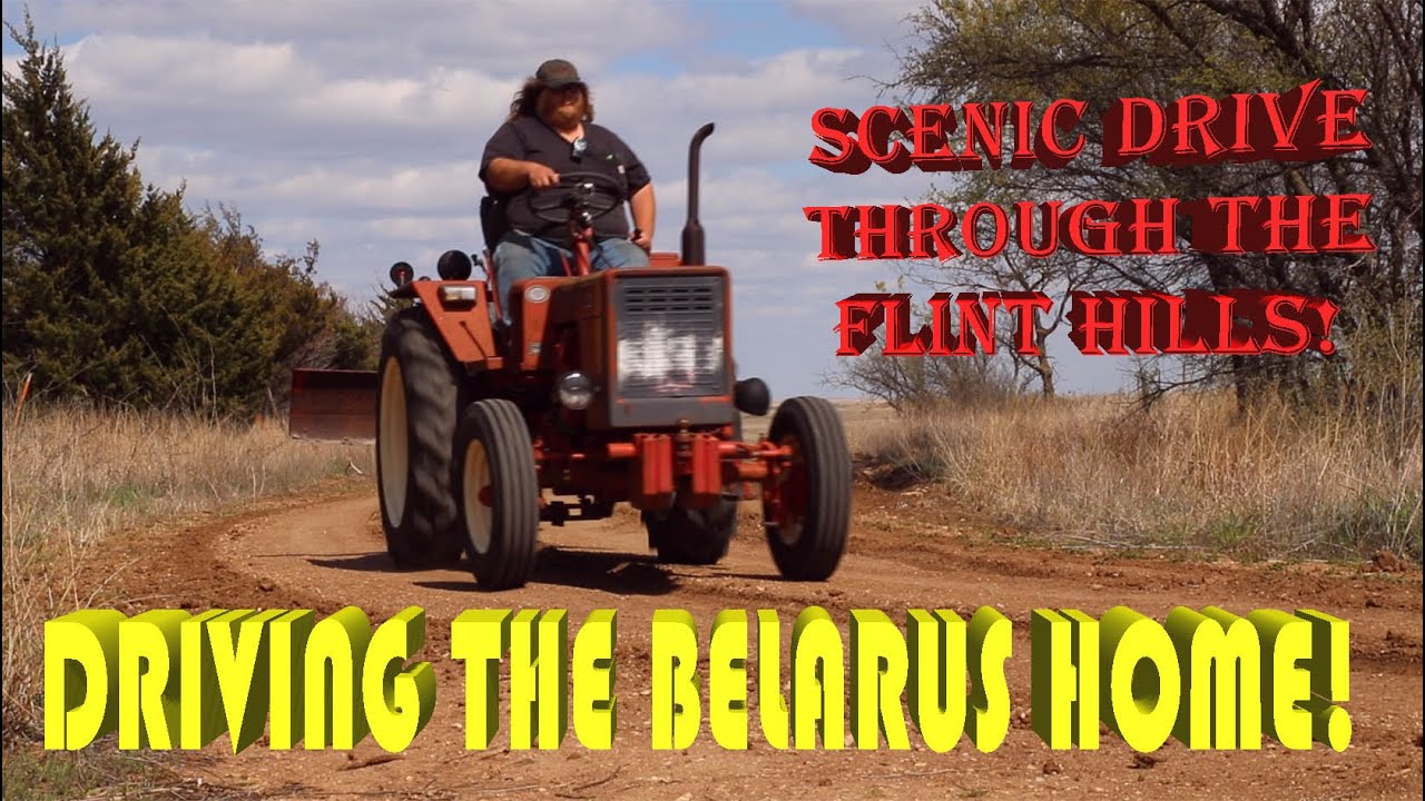 Driving Home The Belarus 250AS Tractor - YouTube