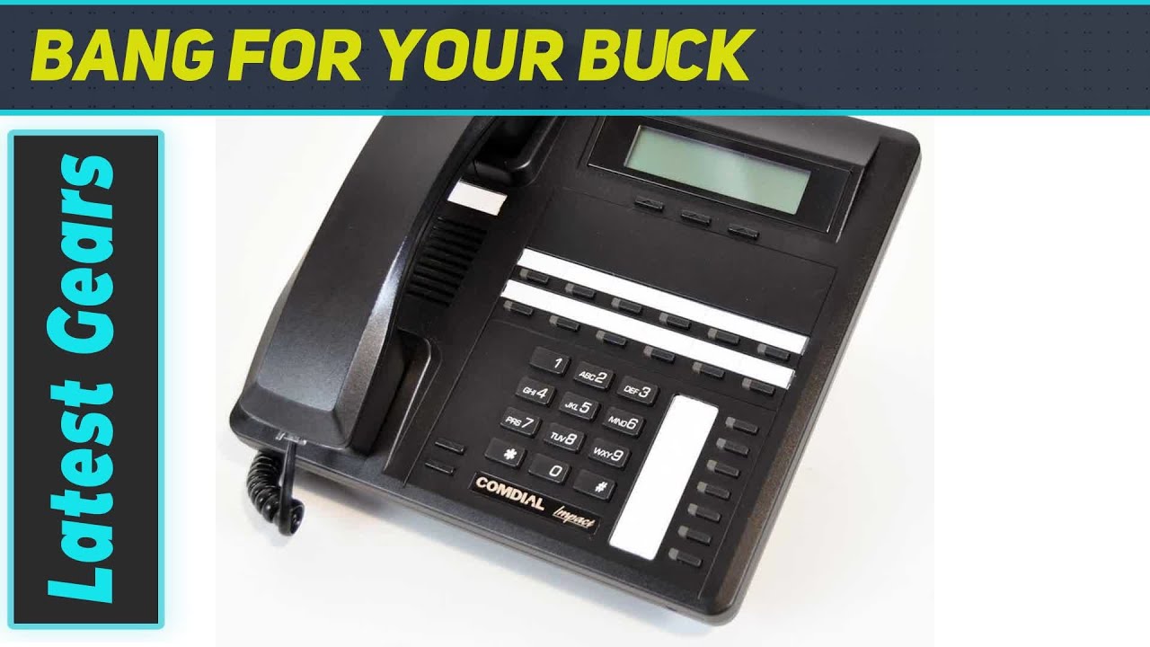 Comdial 8312SJ-FB Phone: The Best Multi-Line Office Solution? - YouTube