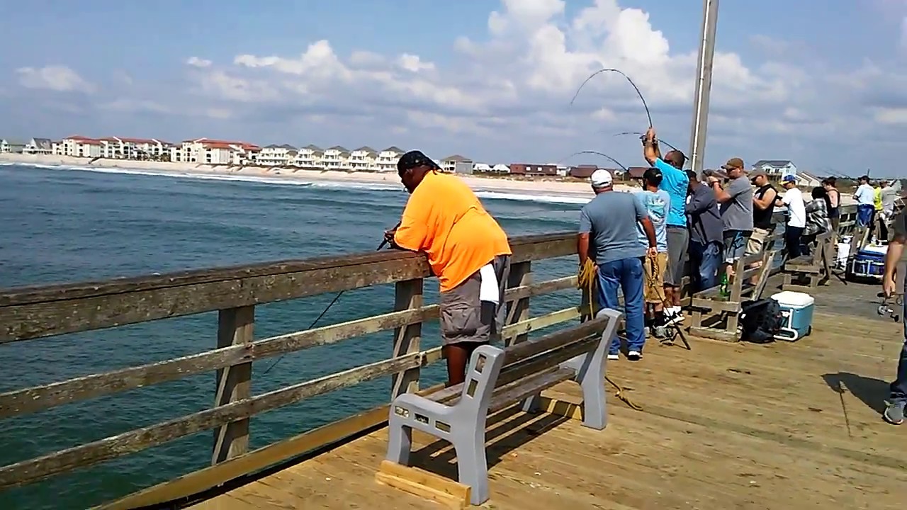4-15-17 - Seaview Fishing Pier - Chopper Blue Fish on Got-Cha Lures ...